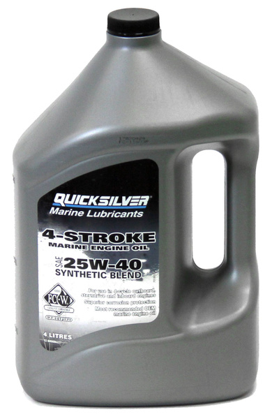 Масло моторное QUICKSILVER 25W-40 Синтетическое - купить в интернет-магазине OZON (653517094)