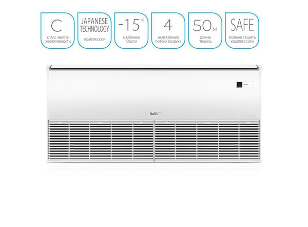 Сплит-система полупромышленная Ballu Machine BLC_CF-48HN1_21Y напольно-потолочного типа ...