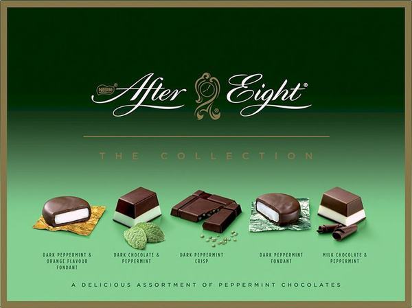 Шоколадные конфеты After Eight The Collection темный и молочный шоколад ...