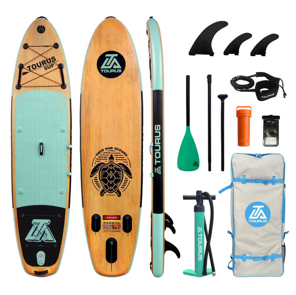 Надувная серфинг доска SUP board TOURUS TS-WG01 2023 (335х84х15 см) с ...