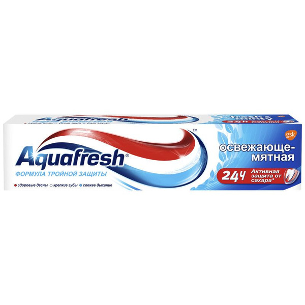 Зубная паста Aquafresh Total Care 3 освежающая мята, 100мл - купить с ...