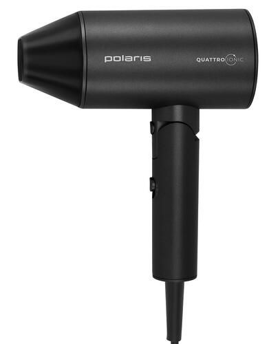 Фен для волос Polaris Фен Polaris PHD 2450Ti черный, компактный, 2400 ...