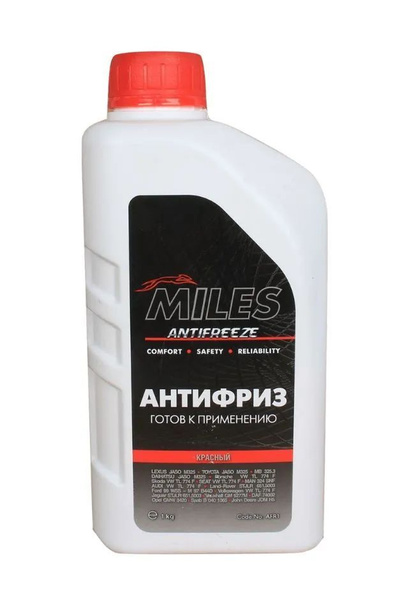 Антифриз MILES AFR1, Готовый раствор купить по выгодной цене в интернет ...