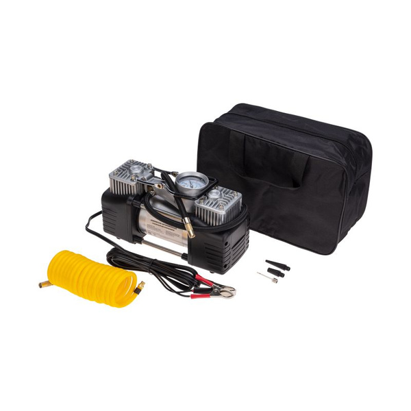 Компрессор автомобильный REXANT 80-0521 усиленный двухпоршневой 60л/мин, 10 АТМ 4601004269101 ...