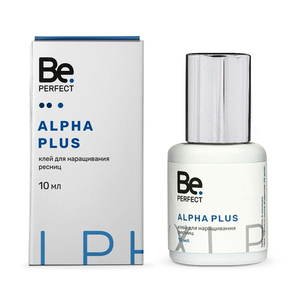 Be Perfect Клей для наращивания ресниц черный Alpha Plus, 10 мл (Би ...
