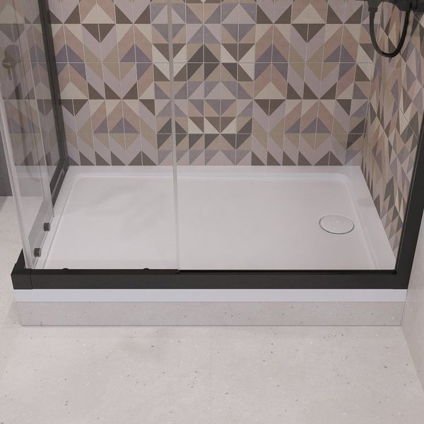 Поддон для душа STWORKI Эстерсунд 120x90 см, акриловый, прямоугольный, низкий, российский купить ...