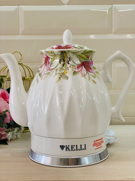 Купить электрический чайник KELLI KL-1381, Керамика по низкой цене: отзывы, фото, характеристики ...