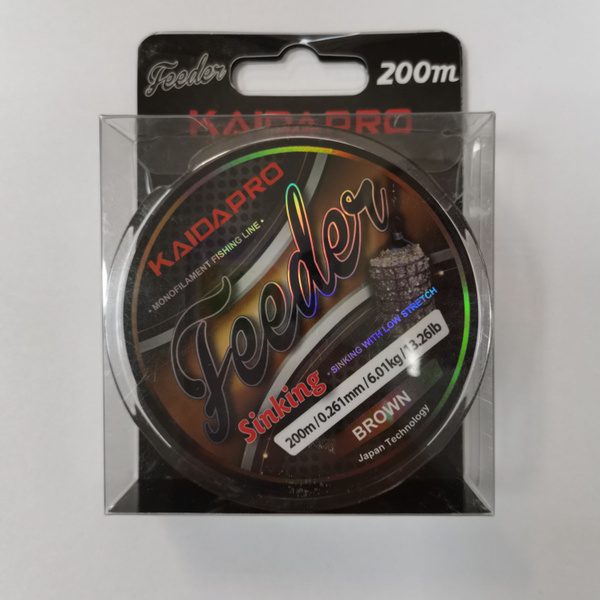 Монофильная леска для рыбалки KAIDA PRO KAIDAFeeder, 1 шт. по 200 м ...