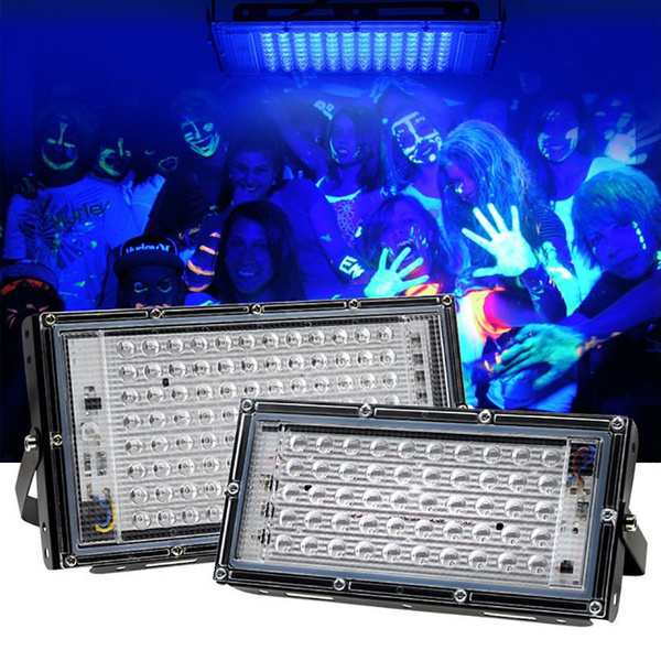 Ультрафиолетовый прожектор / UV LED лампа / 100w, 395-400 нм - купить с ...