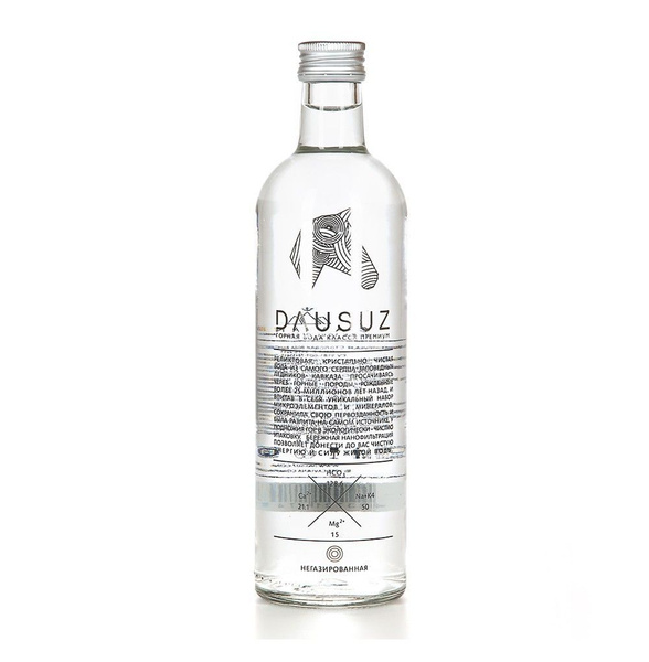 Вода минеральная Dausuz природная питьевая столовая газированная 0.5 л ...