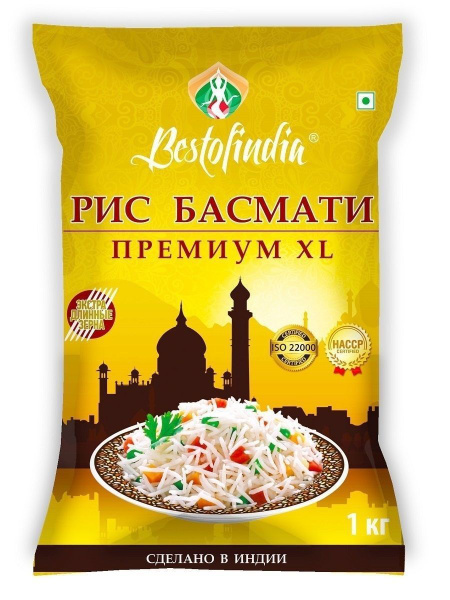 Рис Басмати Bestofindia Премиум XL, 1кг - купить с доставкой по ...