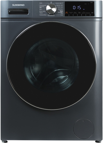 Стиральная машина SUNWIND SWMA8407, темно-серый - купить по выгодной цене в интернет-магазине ...