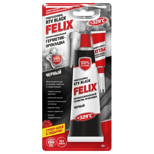 Герметик-прокладка FELIX нейтр (черный) 85гр. Felix 411040059 - FELIX ...
