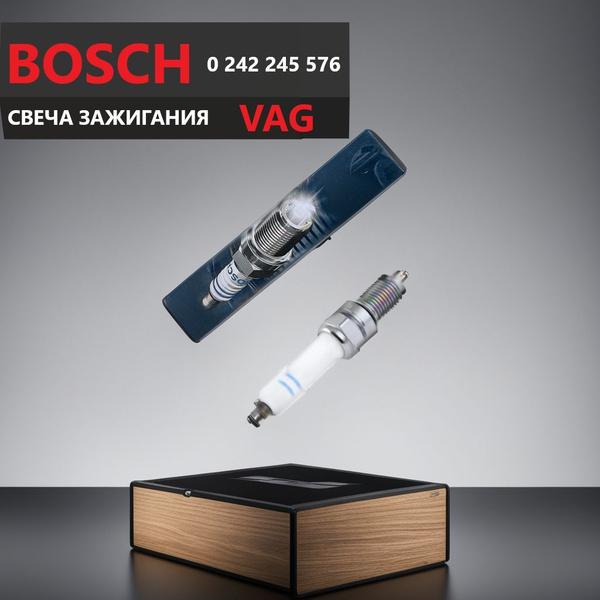 Свеча зажигания Bosch 0242245576 купить на OZON по низкой цене (824785985)