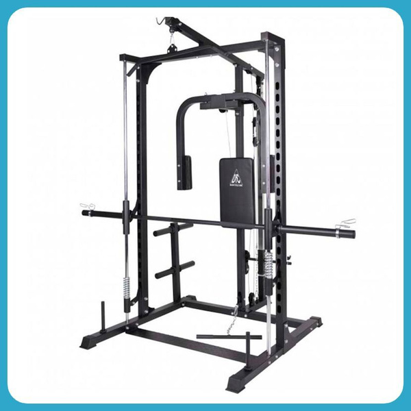 Тренажер машина Смита DFC Homegym D943 для дома, со скамьей, 172 х 65 х ...