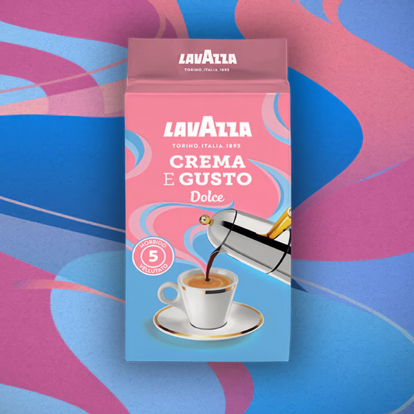 Кофе молотый Lavazza Crema e Gusto Dolce, 250г - купить с доставкой по ...
