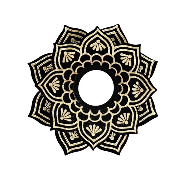 Мини-подставка для хрустальной сферы Lotus, деревянная шаровая ...