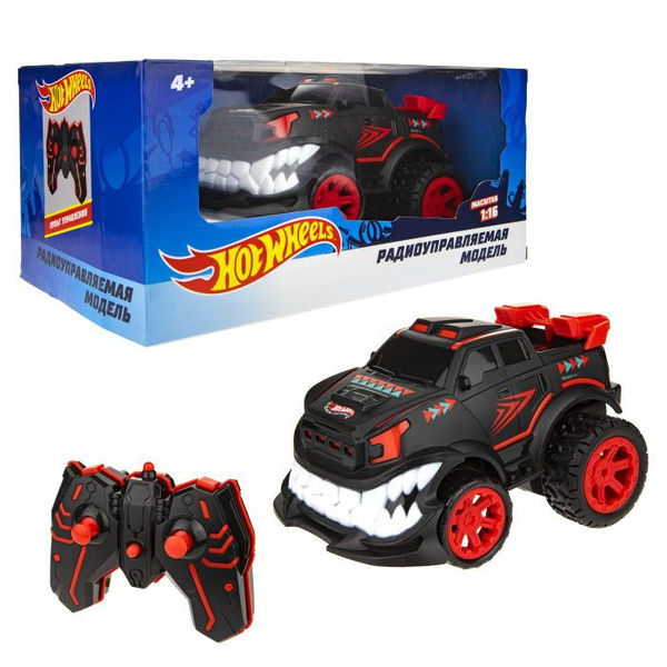 Машинка на пульте управления Hot Wheels Внедорожник, световые эффекты ...