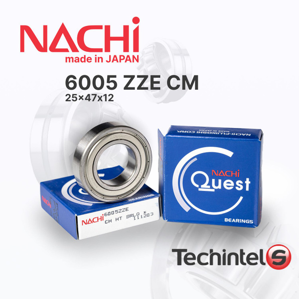 Подшипник универсальный NACHI NACHI-6005 ZZECM - купить по выгодной ...