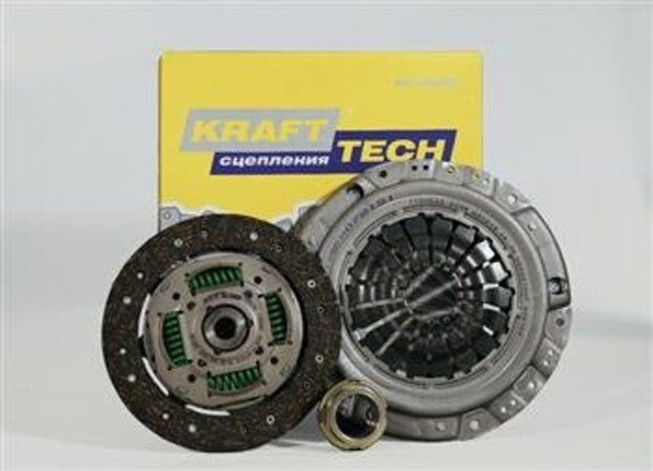 Диск сцепления GM + корзина + подшипник KraftTech W15215A - Krafttech ...