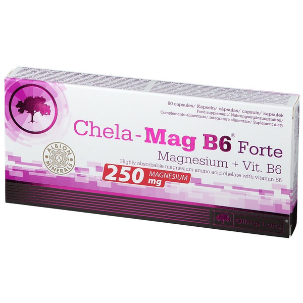 Отдельные минералы Olimp Chela-Mag B6 Forte (60 капсул) купить на OZON ...