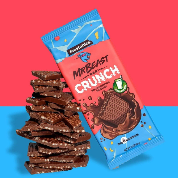 Mr. Beast CRUNCH шоколад /feastables/Шоколад мистера биста купить на ...