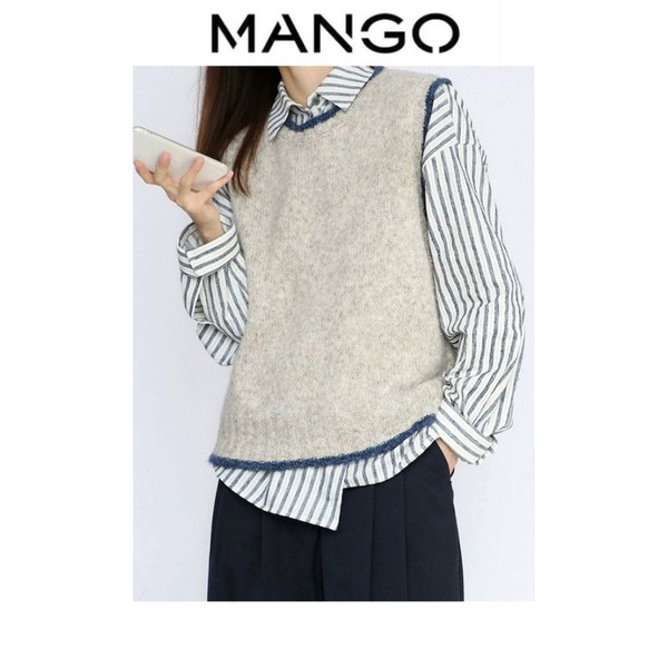 Майка MANGO, 44, 46 - купить по выгодной цене в интернет-магазине OZON (1221050520)