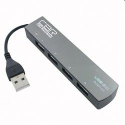 CBR CH-123 USB-концентратор , 4 порта, USB 2.0, ноут. купить на OZON по ...