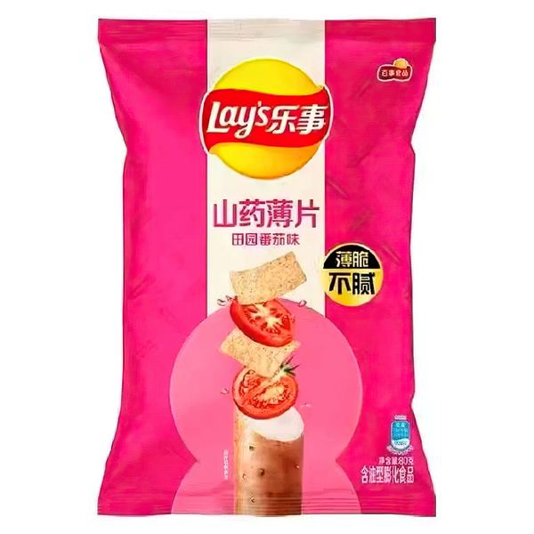 Чипсы из ямса Lay's Yam Crisps Tomato со вкусом томата (Китай), 80 г - купить с доставкой по ...