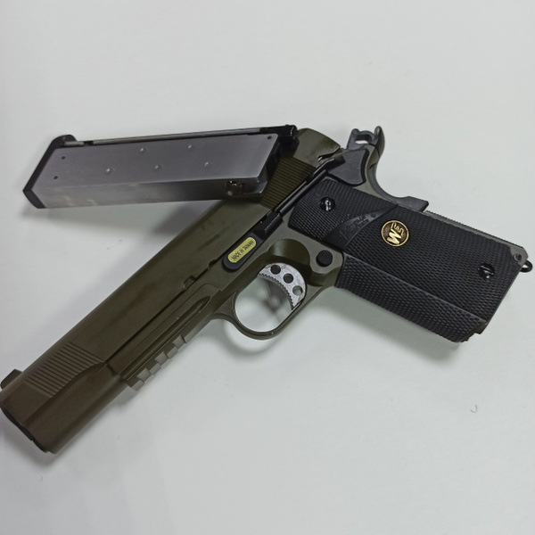 Страйкбольный Пистолет WE Colt 1911 MEU SOC GGBB - купить с доставкой ...