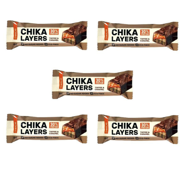 Протеиновый батончик в шоколаде Chikalab Chika Layers 5ти слойный Без ...