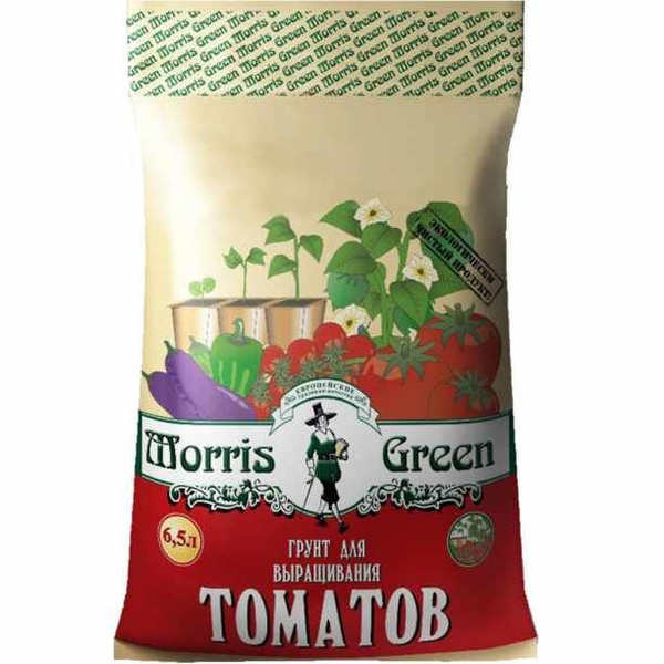 Грунт для выращивания томатов Morris Green 6,5 л (1 ед.) - купить по ...
