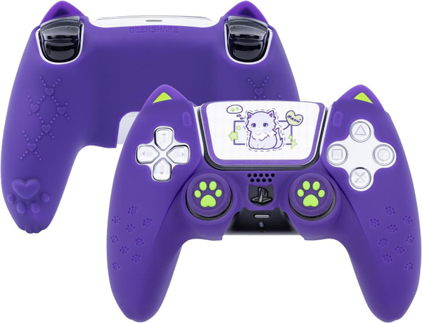GeekShare Cat Paw PS5 Controller Skin Противоскользящий силиконовый ...