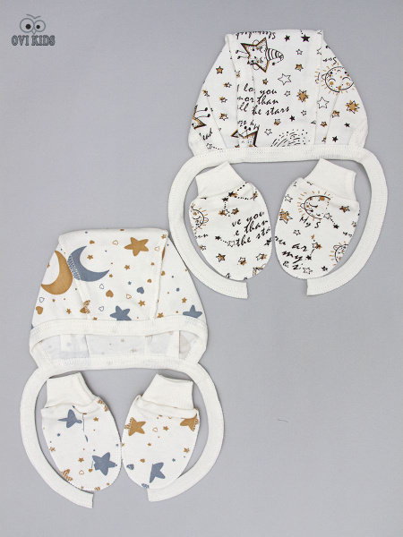 Комплект чепчиков Ovi KIds трикотажный, 2 шт купить на OZON по низкой ...