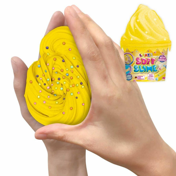 Слайм CRAZE Soft Slime мягкий ароматизированный с пенопластовыми ...