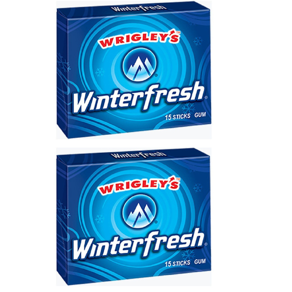 Жевательная резинка Wrigley's Winterfresh 2 уп по 40,5г - купить с ...