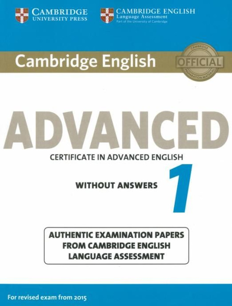 Cambridge English Advanced 1 for Revised Exam from 2015. Student's Book ...