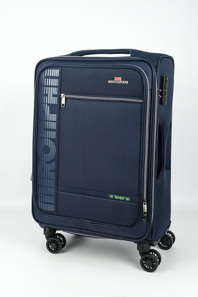 Чемодан Chemodan 360 средний текстильный с расширением на 4-х колесах с кодовым замком (Basic ...