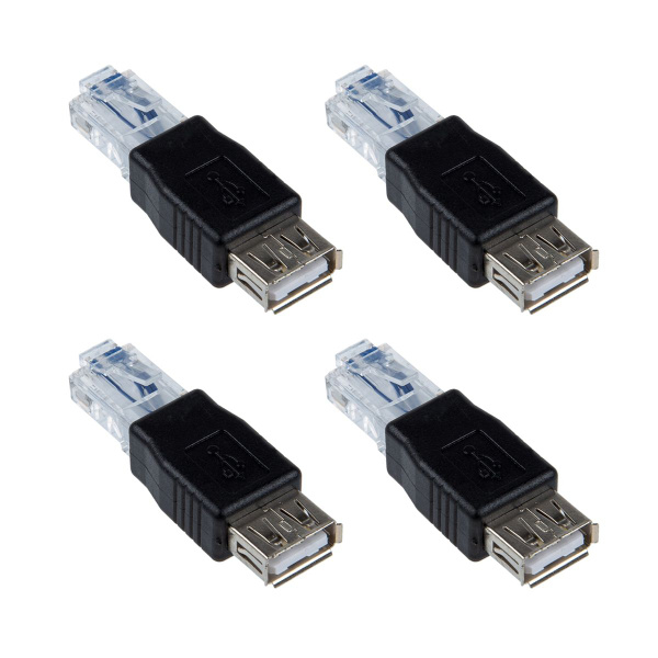 Переходник Ethernet RJ45 с гнездом USB A на штекер, новый - купить с ...