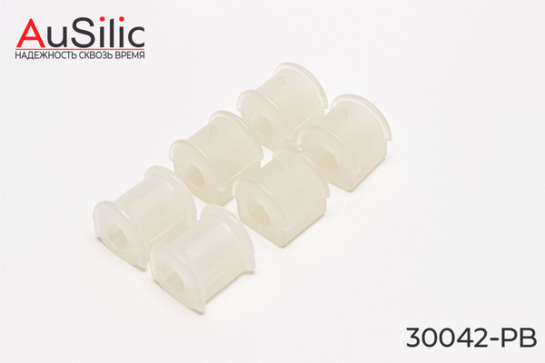 Комплект полиуретановых втулок переднего стабилизатора (6 шт) AuSilic ...