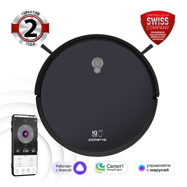 Polaris Робот-пылесос PVCR G2 1226 WIFI IQ Home, темно-серый купить на ...