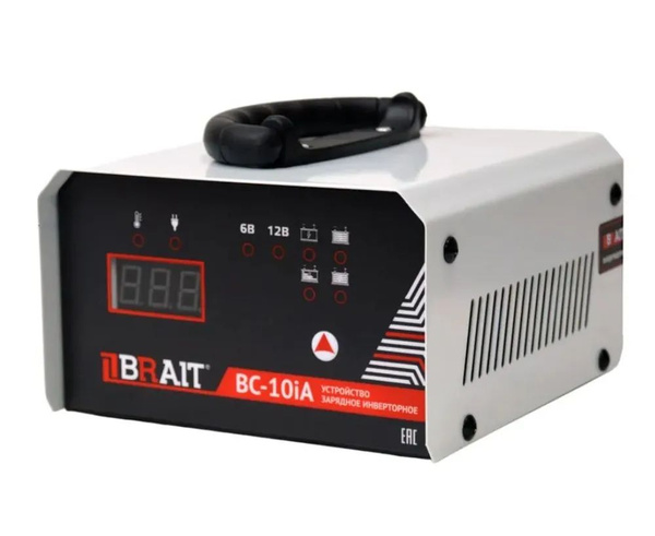 BRAIT Устройство зарядное для АКБ, 10000 А•ч, макс.ток 10 A, 200 мм - купить с доставкой по ...