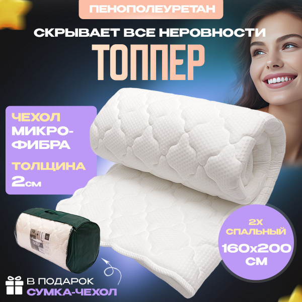 Топпер-наматрасник NSD Nesaden 00303000010076121_Матрас - топпер в ...