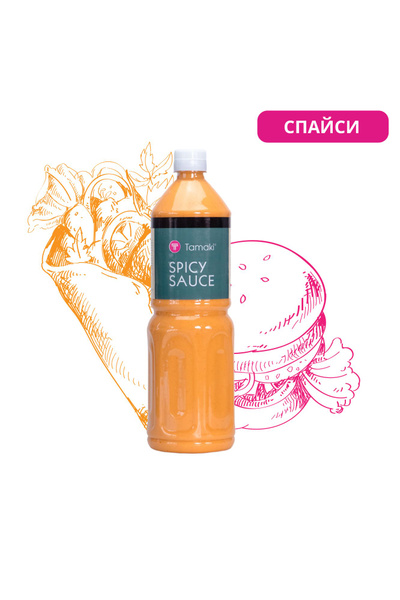 Соус Спайси на основе растительных масел Tamaki 1л для суши/роллов ...