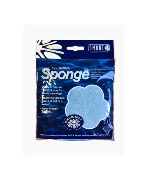 Губка Smart Microfiber System, 1 уп, Микрофайбер, Микроволокно по ...