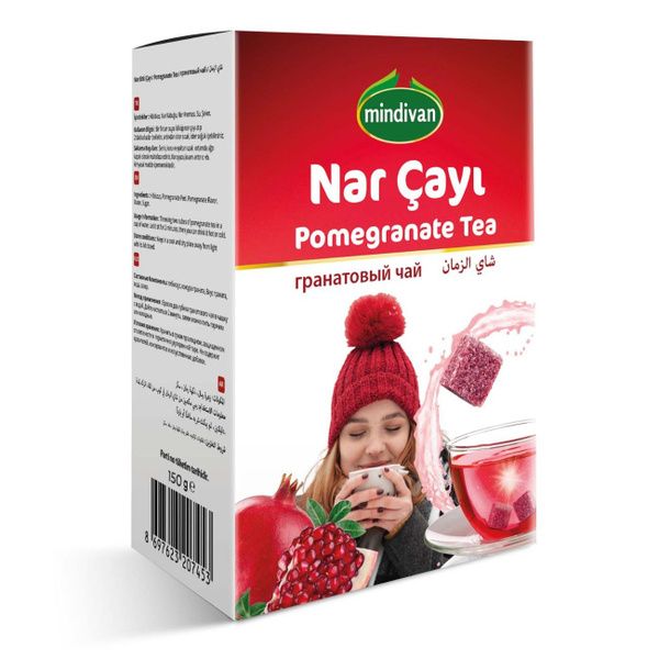 Гранатовый чай в кубиках - турецкий растворимый чай Nar Mindivan, 150 ...