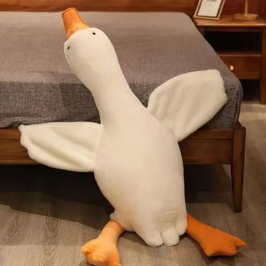 Мягкая игрушка подушка обнимашка Большой Гусь 160cm - купить с ...