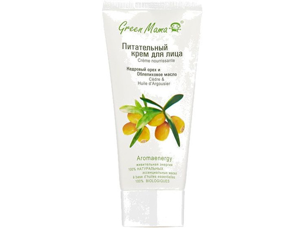 Питательный крем для лица GREEN MAMA Кедровый орех и Облепиховое масло ...
