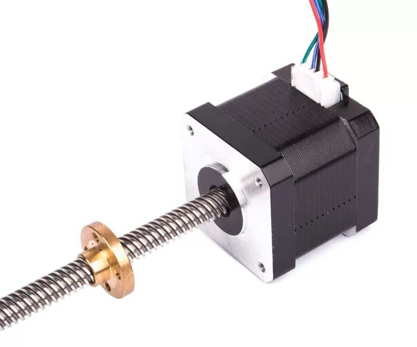 Шаговый двигатель Nema 17 Jkongmotor 42х40 мм 1.68А 4 провода С винтом ...