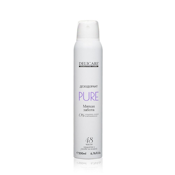 Дезодорант женский Delicare Sensitive Care Pure антиперспирант 200 мл ...